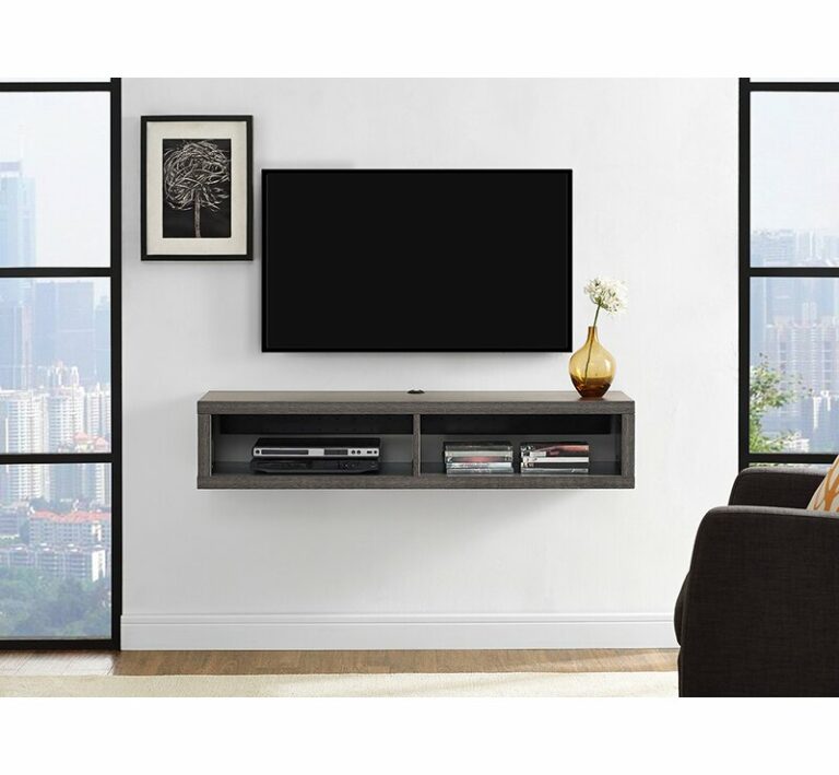 Shallow+Wall+Mounted+TV+Stand+for+TVs+up+to+50 | sosoandco